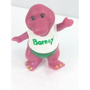 Toys | 9s Barney Dinosaur Vintage 5 Figure Toy Lyons Group Pvc Plastic ...